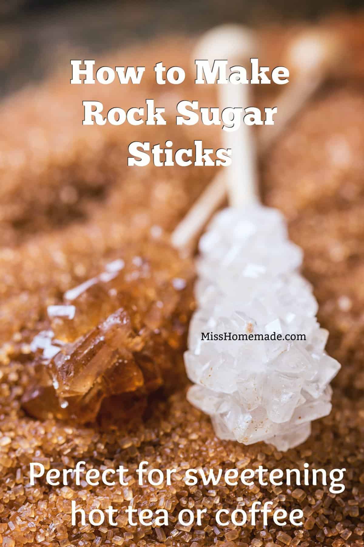Crystal Rock Candy, Sugar Swivel Sticks | MissHomemade.com